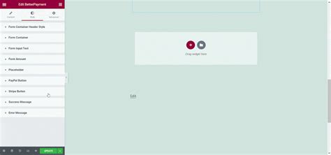 how to style payment form in elementor using better payment wpdeveloper