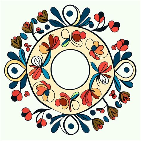 Premium Vector Intricate Floral Pattern Frame