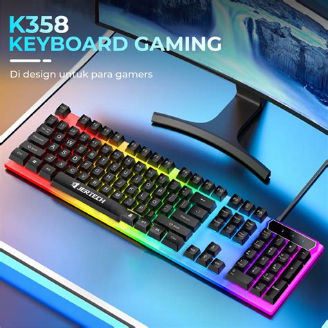 Jual K358 Keyboard Gaming And Mouse Set Rgb Led Combo Kable Mouse Keyboard Gaming Set Elite