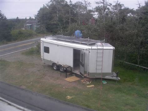 Cargo Trailer Conversion With Solar Panels Heat Pump And Enough Water
