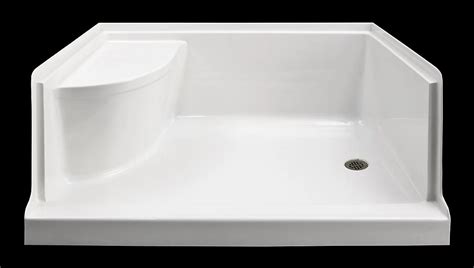 Mirolin Ellis 60 Xl Acrylic Shower Base With Seat Right Hand The