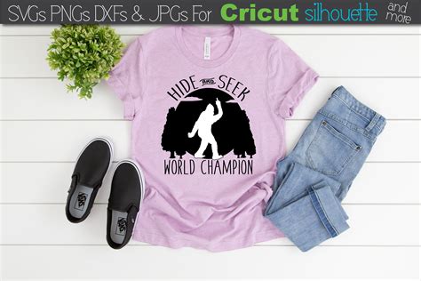 Bigfoot SVG Sasquatch SVG Hide And Seek Champion SVG Big Foot Etsy Canada