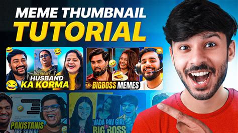 Meme Review Thumbnail Tutorial Photoshop Youtube