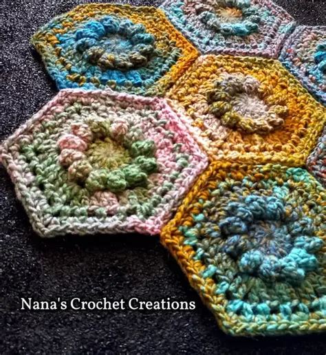 Crochet Merry Go Round Hexagons Pattern Weave Crochet