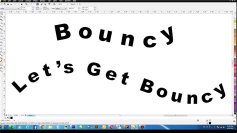 Bouncy Text Effect Tutorial In Coreldraw Quick And Easy