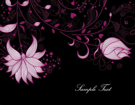 꽃 배경 벡터 Eps Ai Uidownload 꽃 배경 벡터 Eps Ai Uidownload