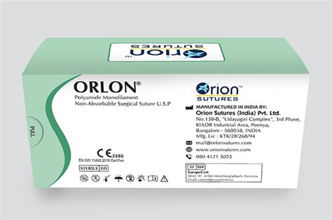 Polyamide Nylon Suture Orlon George And Georges Medisurg Limited