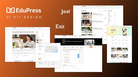 Education Landing Page Ui Kit For Online Learning Website Figma