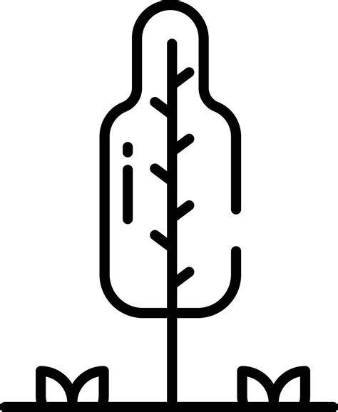 Tree Outline Illustration 45617151 Vector Art At Vecteezy