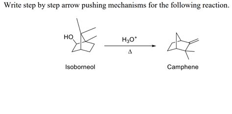 Solved Write step by step arrow pushing mechanisms for the | Chegg.com