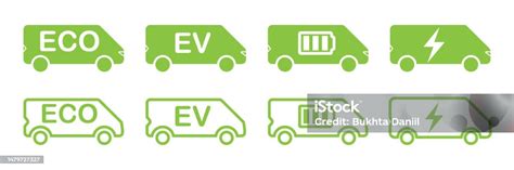 기계는 환경 친화적 인 연료로 작동합니다 전기 자동차 아이콘 세트 0명에 대한 스톡 벡터 아트 및 기타 이미지 0명 개념 깨끗한 Istock