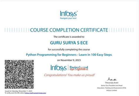 Guru Surya On Linkedin Python Codingbeginner Infosysspringboard
