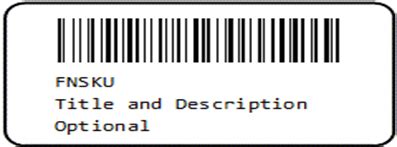 Amazon Fnsku Labels For Fba Shipments Bar Code Graphics