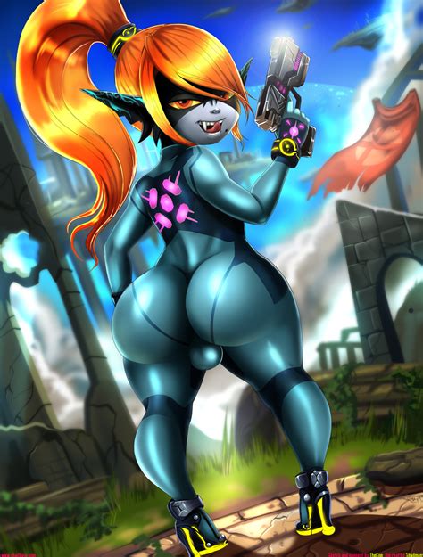 Zero Suit Midna Trap Version By Therealshadman Hentai Foundry