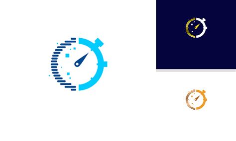 픽셀 시간 로고 디자인 컨셉 벡터 기술 스톱워치 로고 디자인 기호 아이콘 템플릿 벡터 0명에 대한 스톡 벡터 아트 및 기타 이미지 0명 계기판 측정기 계시기 Istock