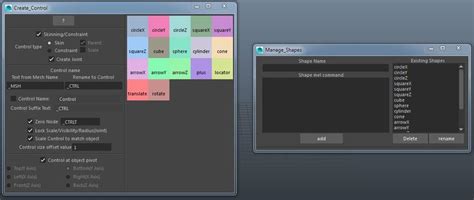 Control Library For Maya Free Animation Scripts Plugins Downloads