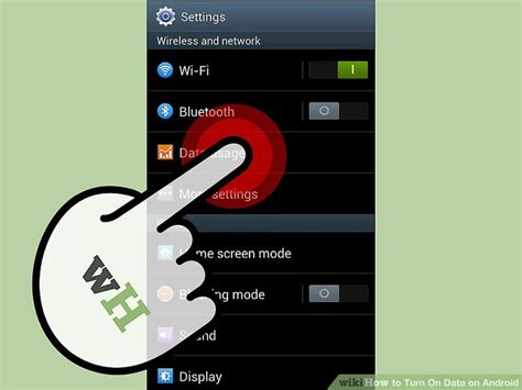 How To Turn On Data On Android Steps With Pictures WikiHow
