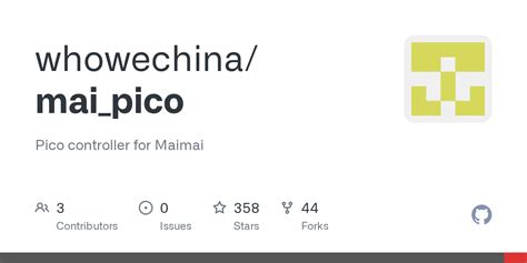 Mai Pico README CN Md At Main Whowechina Mai Pico GitHub