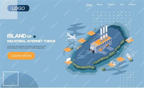 Premium Vector Industrial Internet Of Things 4ir Revolution Ai Iot