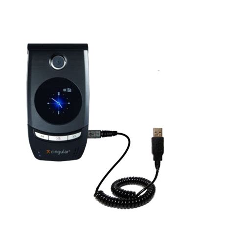 Coiled Power Hot Sync Usb Cable Suitable For The Cingular Startrek Star Trek With Both Data