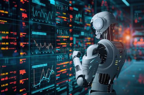 Ai Statistics And Analytics Background Copy Space Stock Image Image