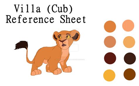Paradise Of The Savannah Villa Cub Ref Sheet By Wingedwolfflight On Deviantart