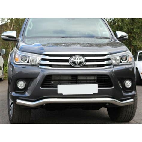 Toyota Hilux Mk8 2016 On Stx Stainless Steel Spoiler Bar 70mm Storm Xccessories