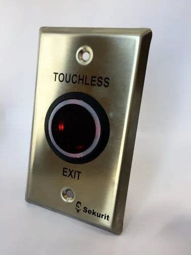 SekurityXchange Sekurit Vdc Touchless Exit Button Sek NT Metal Ss Body For ACCESS
