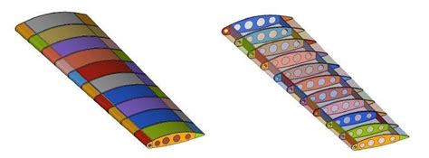 The Wing Model Complete Structure Left And Internal Structure Download Scientific Diagram