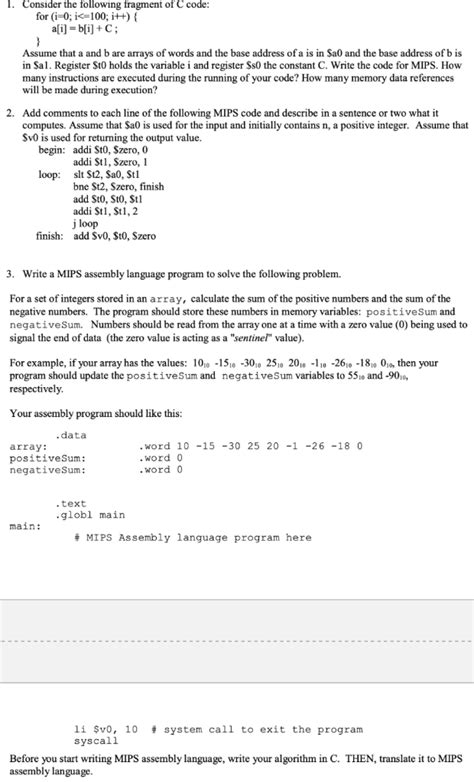 Solved I Consider The Following Fragment Of Code Fori0