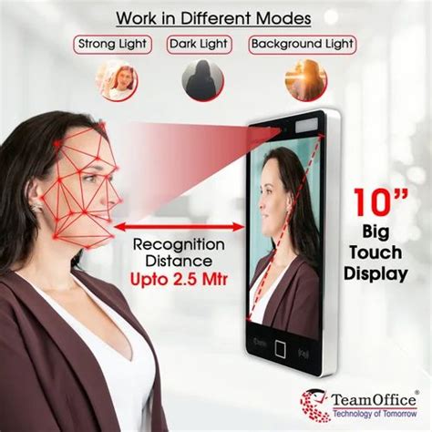 Team Office Z999 Dynamic Face Recognition Attendance With Access