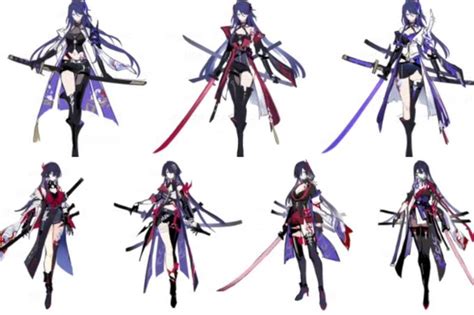 Raiden Mei Concept Art Hsr Concept Art Characters Concept Art Anime Character Design