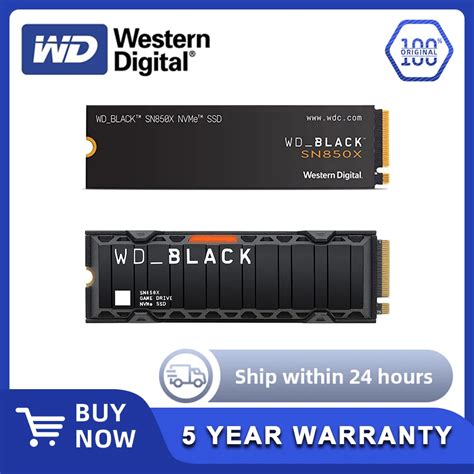 Wd Black Sn 850x 1tb 2tb Nvme Intern Gaming Ssd Solid State Drive Met Heatsink Werkt Met