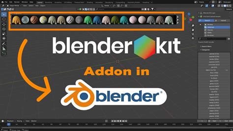 How To Install Blenderkit Addon Blender Begginer Tutorial Free Blender Assets Step By Step