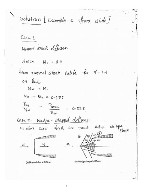 34 Solved Example Supersonic Diffuser 05 10 2024 Pdf