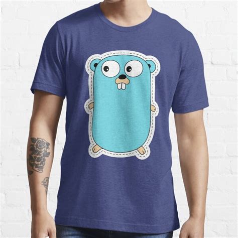 Go Programming Golang Gopher T Shirt For Sale By Vladocar Redbubble