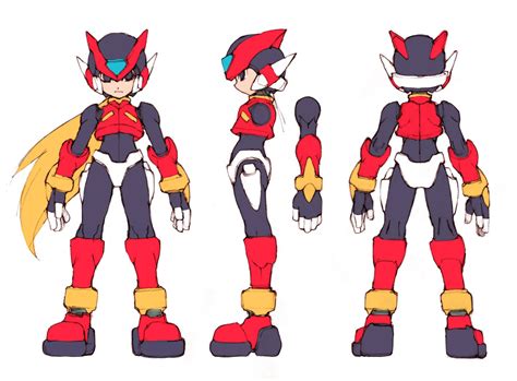Megaman Zero Schablone The Zero Redesign For The Megaman Zero Series