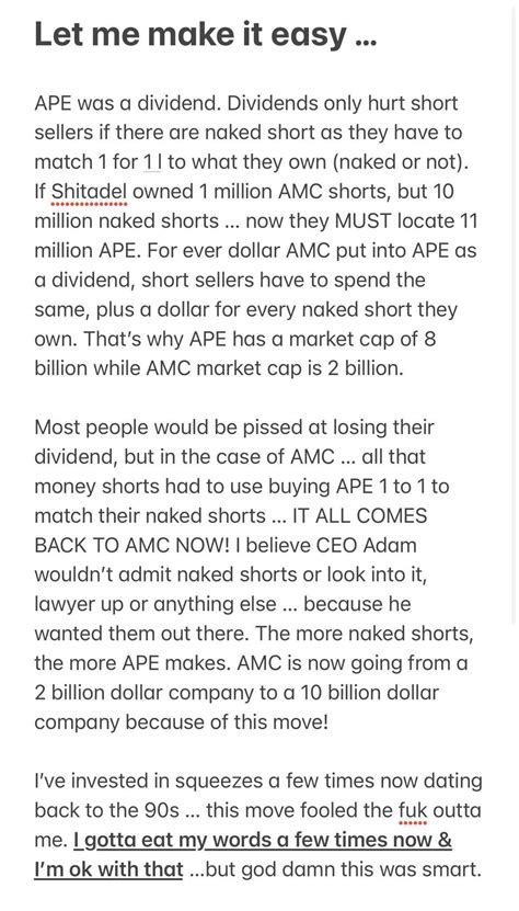 Help Smooth Brain Here R Amcstocks