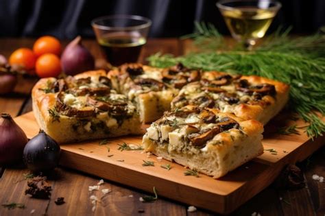 Premium Ai Image Mushroom Identification Guidebook And Picked Mushrooms On Log Created With