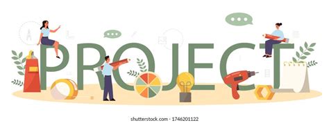 Design Project Typographic Header Concept Artist Stock Vector Royalty Free 1746201122