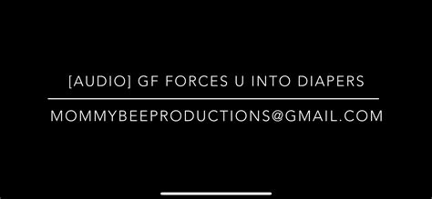 [audio] your girlfriend forces you into diapers