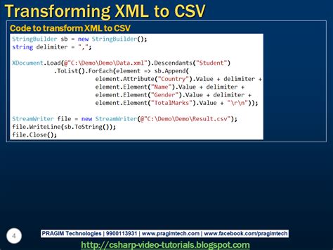 Sql Server Net And C Video Tutorial Part 5 Transforming Xml To