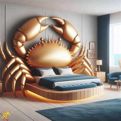 Crab Shaped Bed Design A Must Have For Crab Lovers Tran Duy Thuan Idea Arts