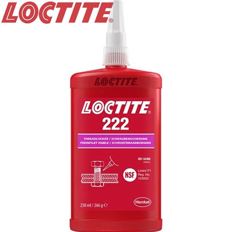 Loc50ml222 Loctite 222 Purple Screw Lock Low Strength Threadlocker 50ml