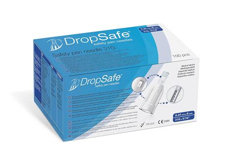 Dropsafe Safety Pen Needles 31g X 8mm 100ct Box India Ubuy