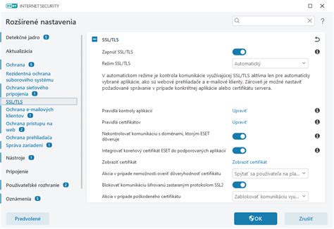 Ssltls Eset Internet Security 18 Eset Online Pomocník