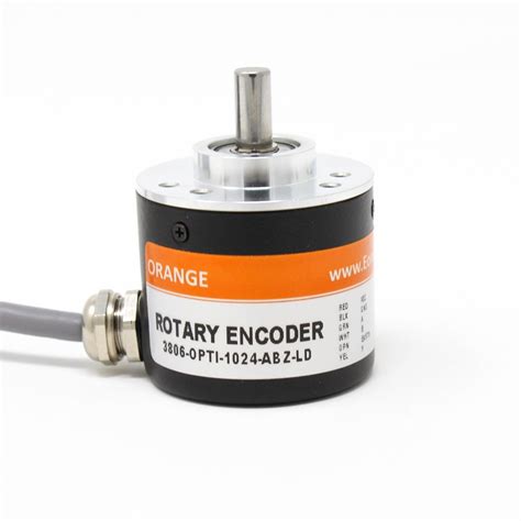 Orange 1024ppr Abz 3 Phase Incremental Optical Rotary Encoder Darkoct02