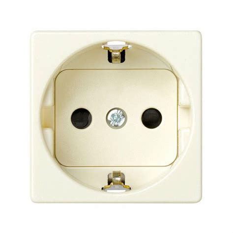 Schuko Socket With Ivory Safety Device Simon 27 Play — Rehabilitaweb