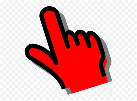 Download Hd Red Pointer Png Pixshark Com Images Red Finger