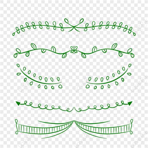 식물 레이스 패턴 분배기 장식 Png 일러스트 무료 다운로드 Lovepik